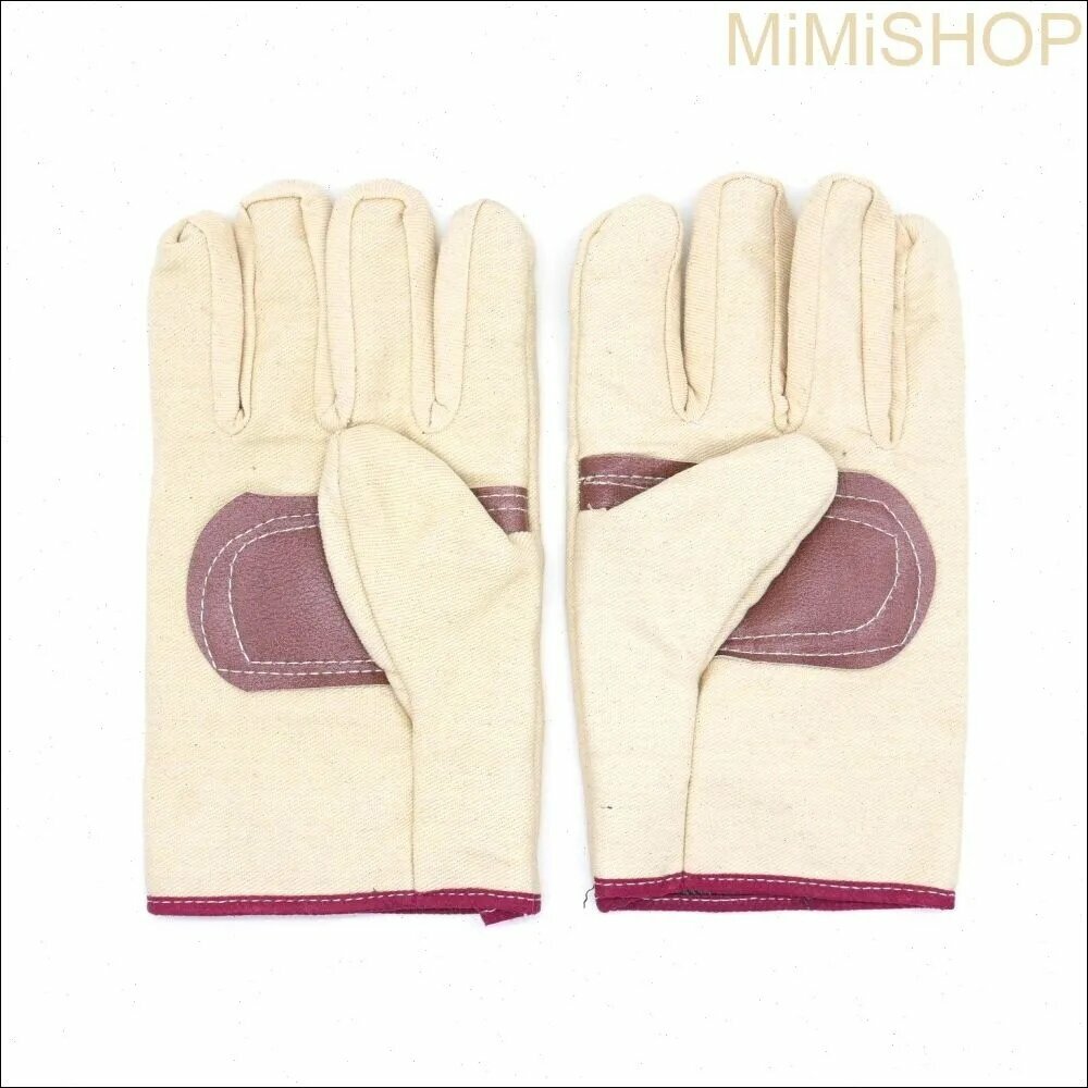 Механические универсальные, железнодорожные холщовые перчатки, одна пара