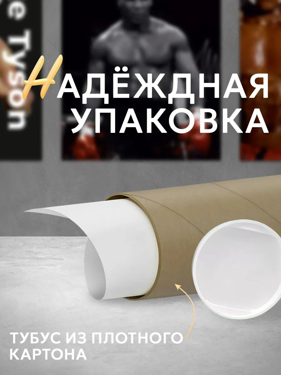 Постеры Бокс, набор 3 шт, плотная бумага, формат А3 (297×420 мм) — фото 1