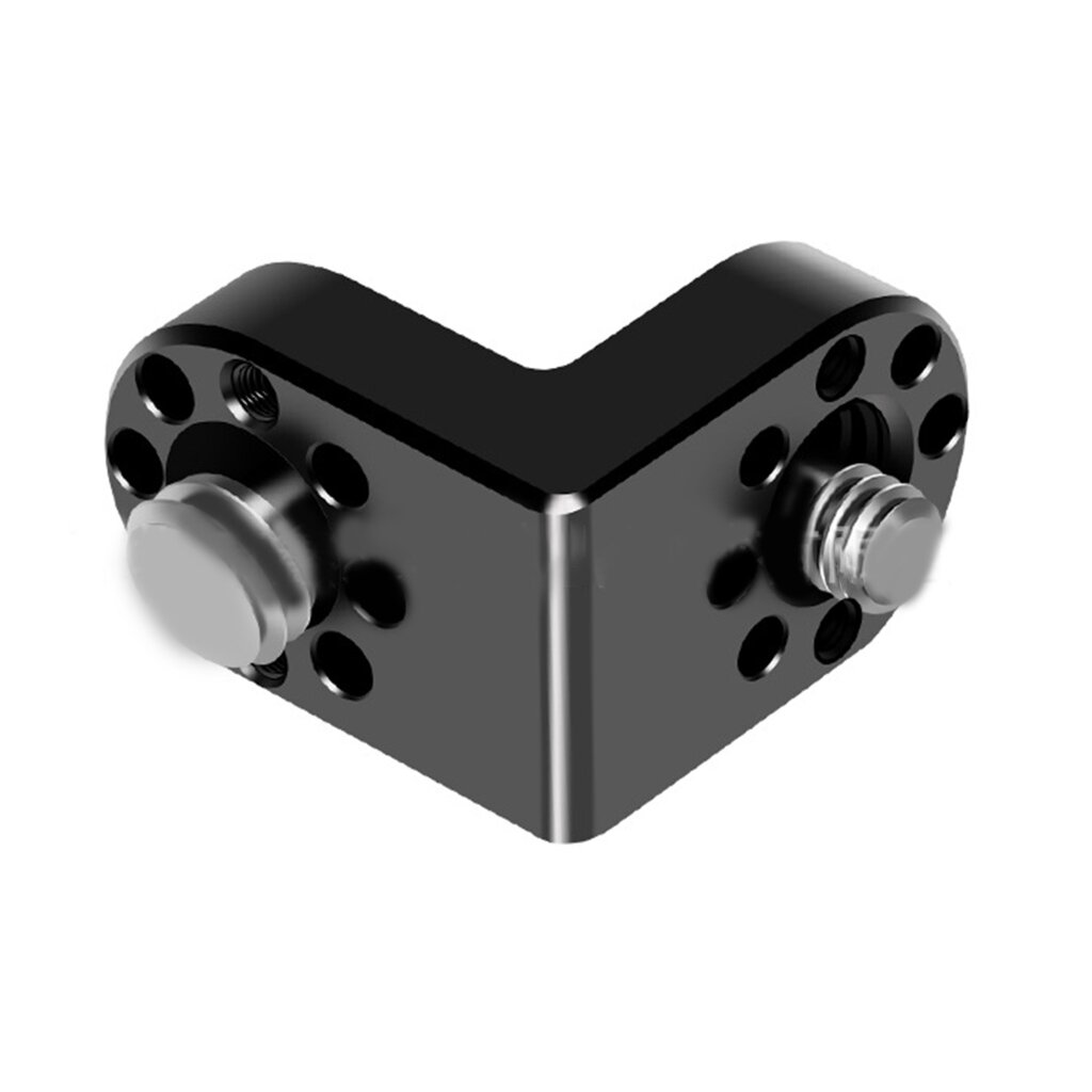 Прямоугольный Расширительный Кронштейн для Камеры с Винтами 1/4 3/8 Карданный Подвес, Гнездо Для Штатива, Отверстие Для Позиционирования, Аксессуар Для Видеокамеры