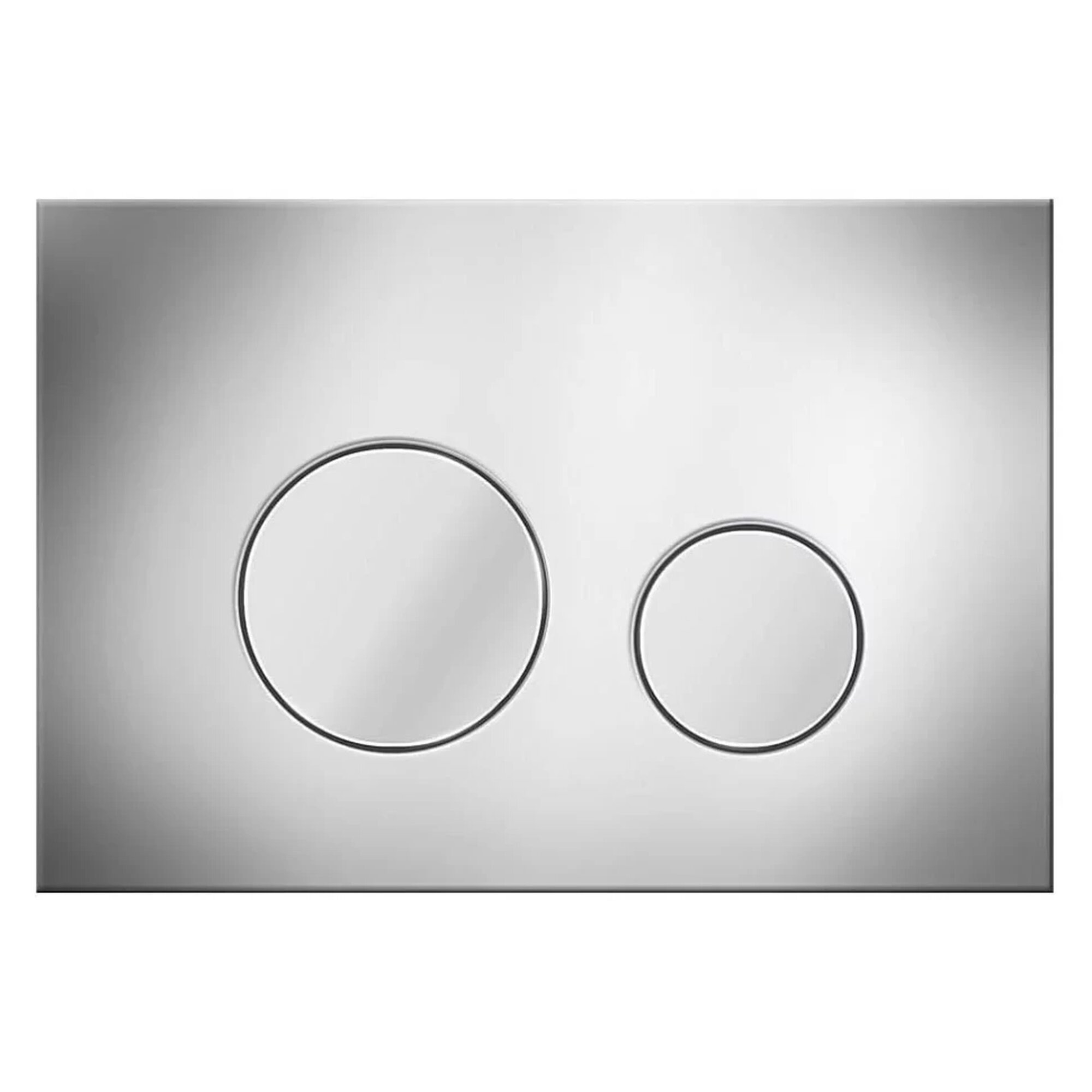 Кнопка смыва для унитаза Veconi Round VFR-CH, 150х220х13, пластик, хром