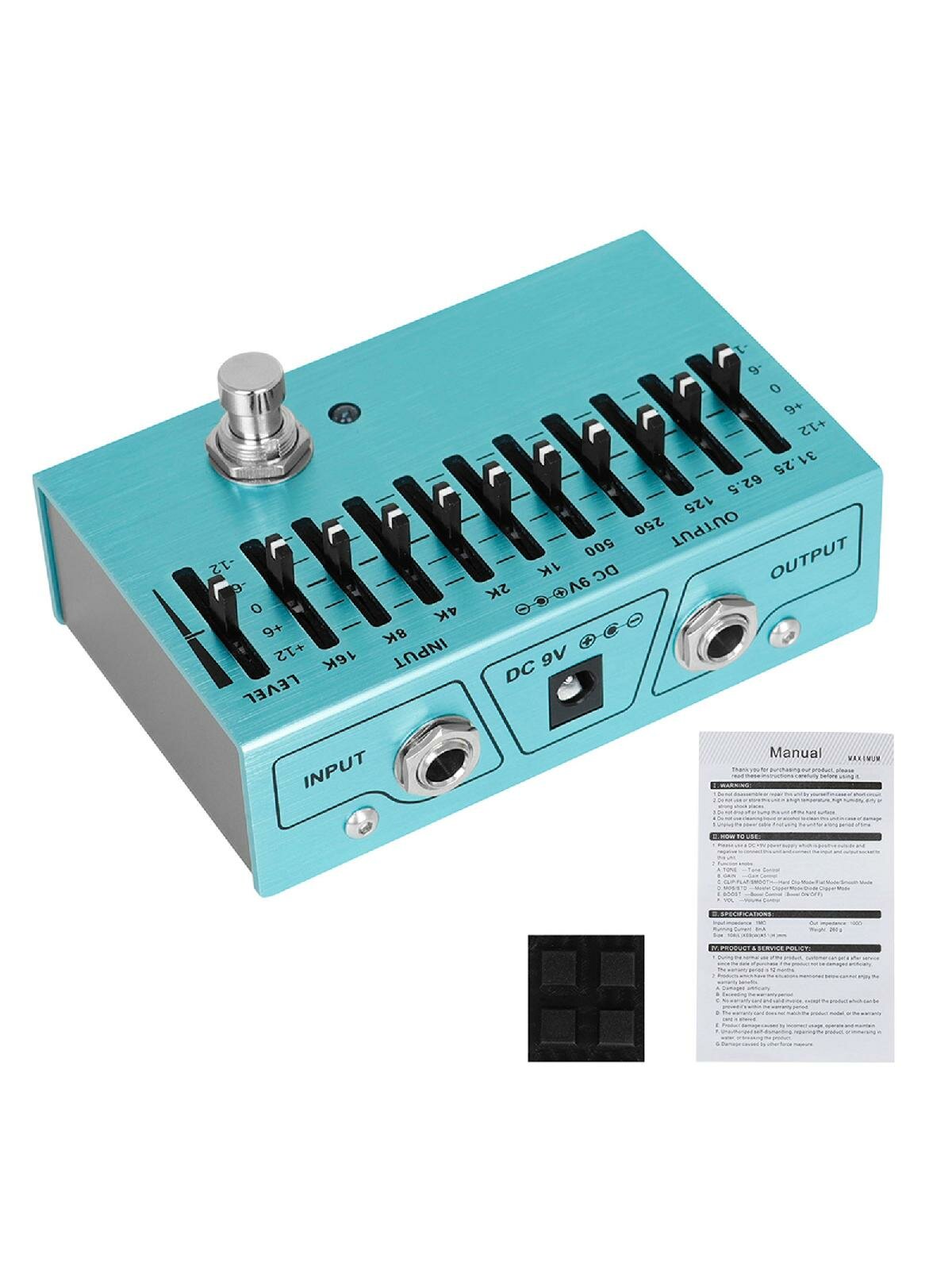 Одиночный эффектор регулировки 10-сегментного эквалайзера