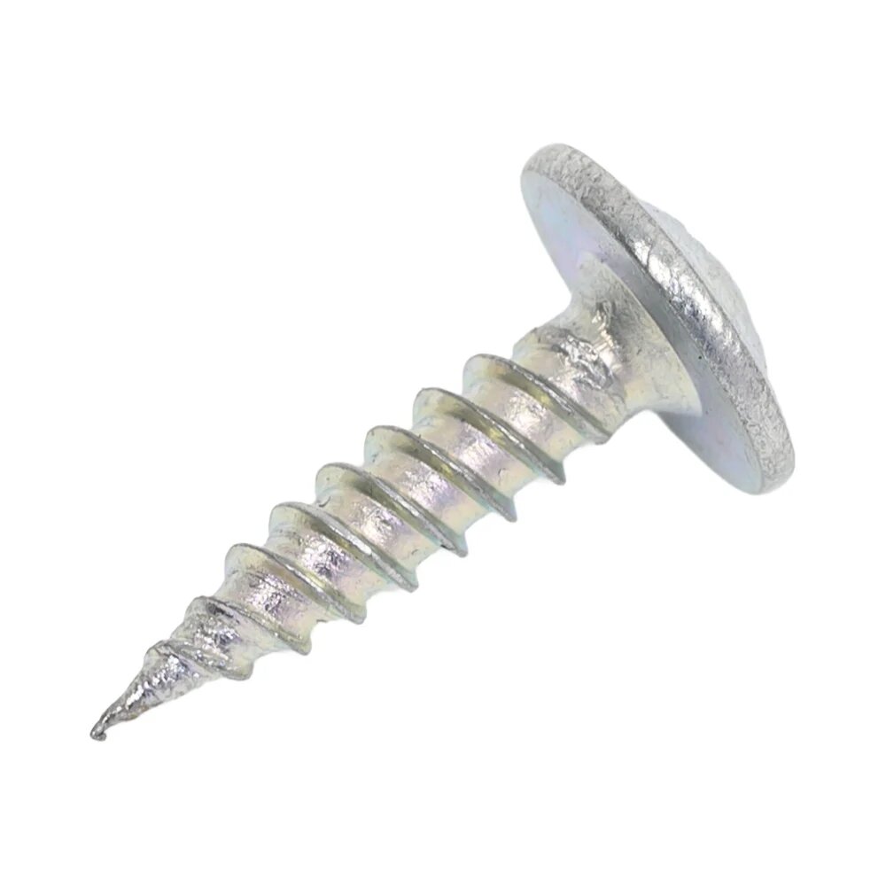 Саморез с прессшайбой 4,2x16 мм, острый, psho161000, оцинкованное покрытие, полусферная головка, Phillips шлиц