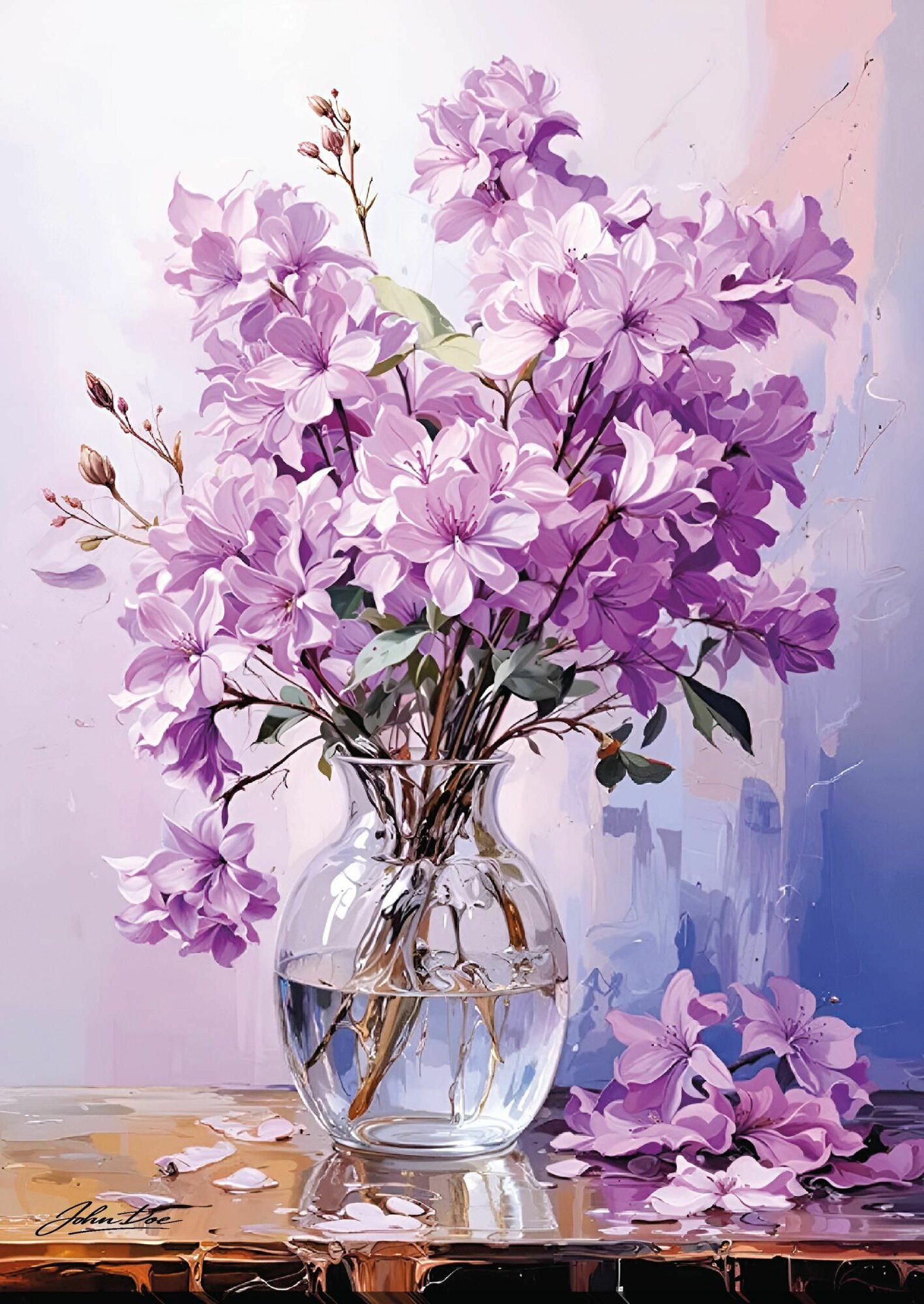 Деревянный пазл Звенящая Сирень 120 деталей, Пазлбург