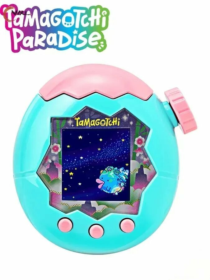 Виртуальный питомец Tamagotchi Paradise, Нефритовый лес, меню на английском языке
