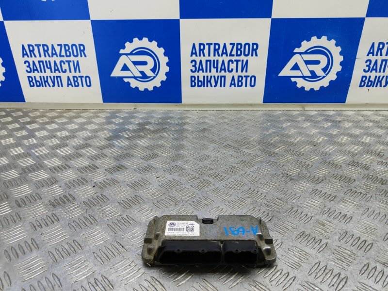 Б/У Блок управления двигателем Volkswagen Polo 5 MK5 / Фольксваген Поло 5 MK5 1.6 CFN 105 Л.С. седан 2011