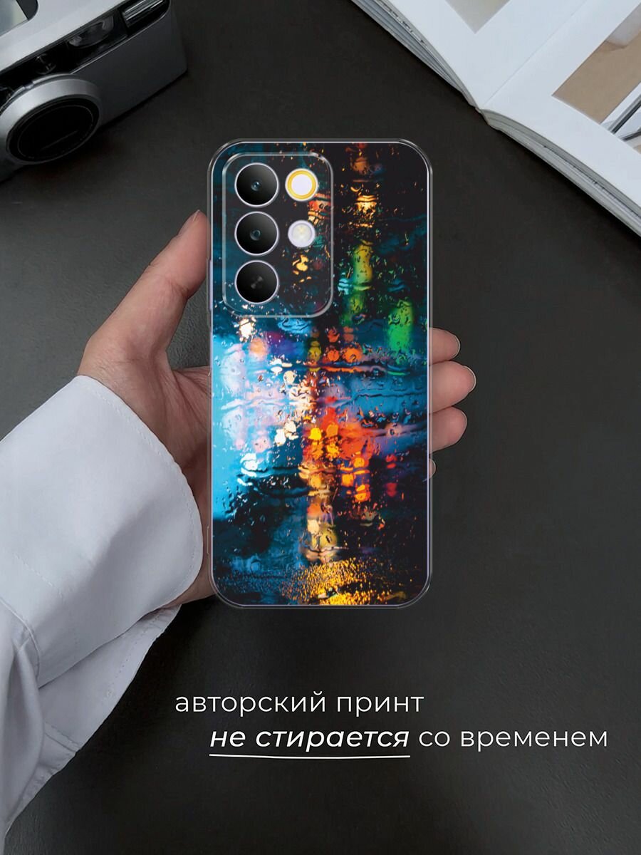 Силиконовый чехол на Realme C85 / Реалми C85 с принтом Абстракция 28 — фото 1