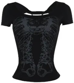 Женский топ WHOHOLL уличный стиль из полиэстера и спандекса М