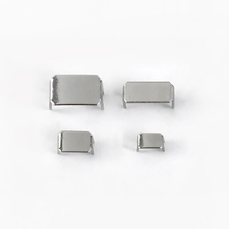 50 шт. 3 #5 #8 #10 # Нескользящие металлические заглушки на молнии, концевые замки для нейлоновых молний, «сделай сам», мгновенная фиксация, набор для ремонта молний, Сменные аксессуары