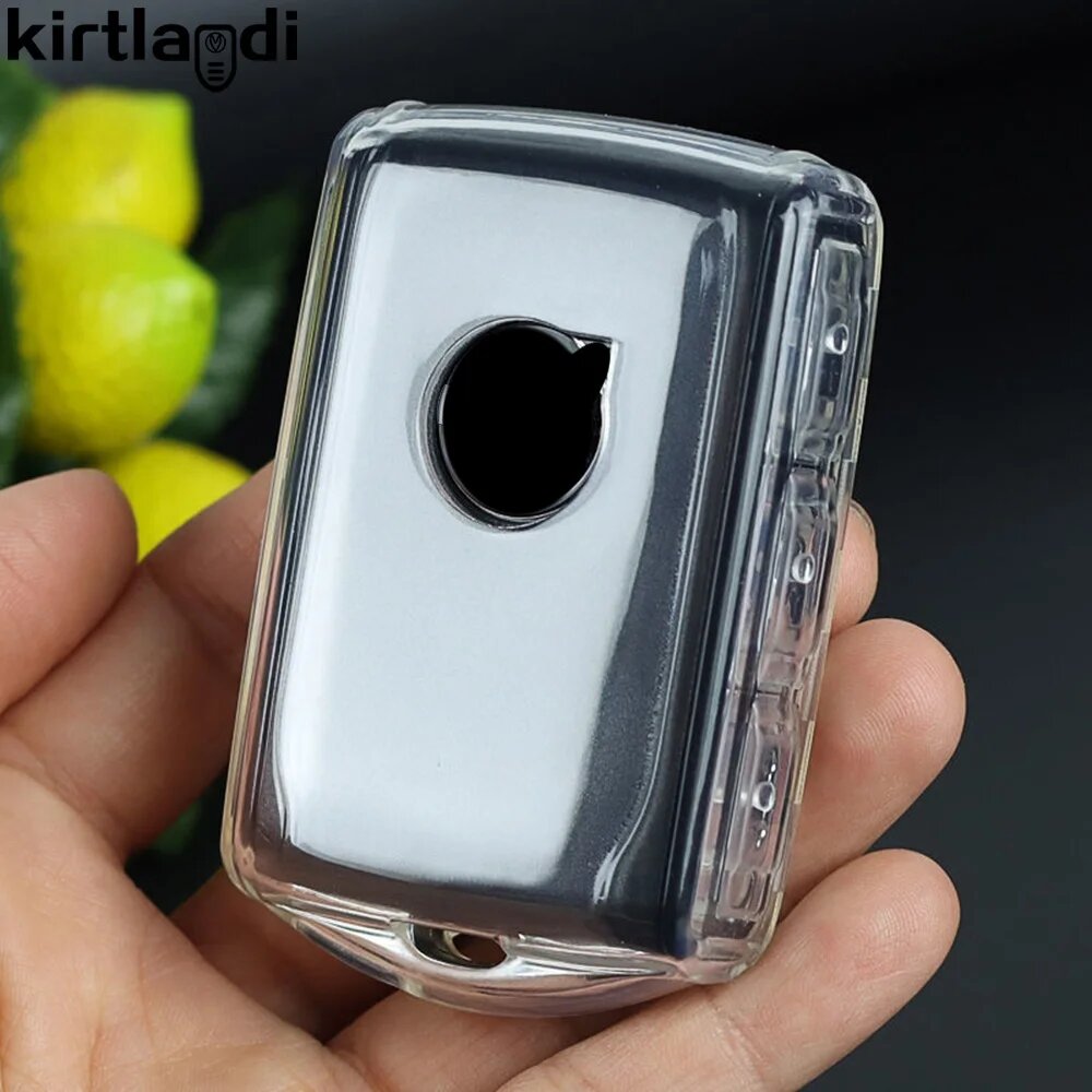 Прозрачный чехол для автомобильного ключа из тпу для Volvo Xc90 V90 S60 V60 2019 only clear case 1PC