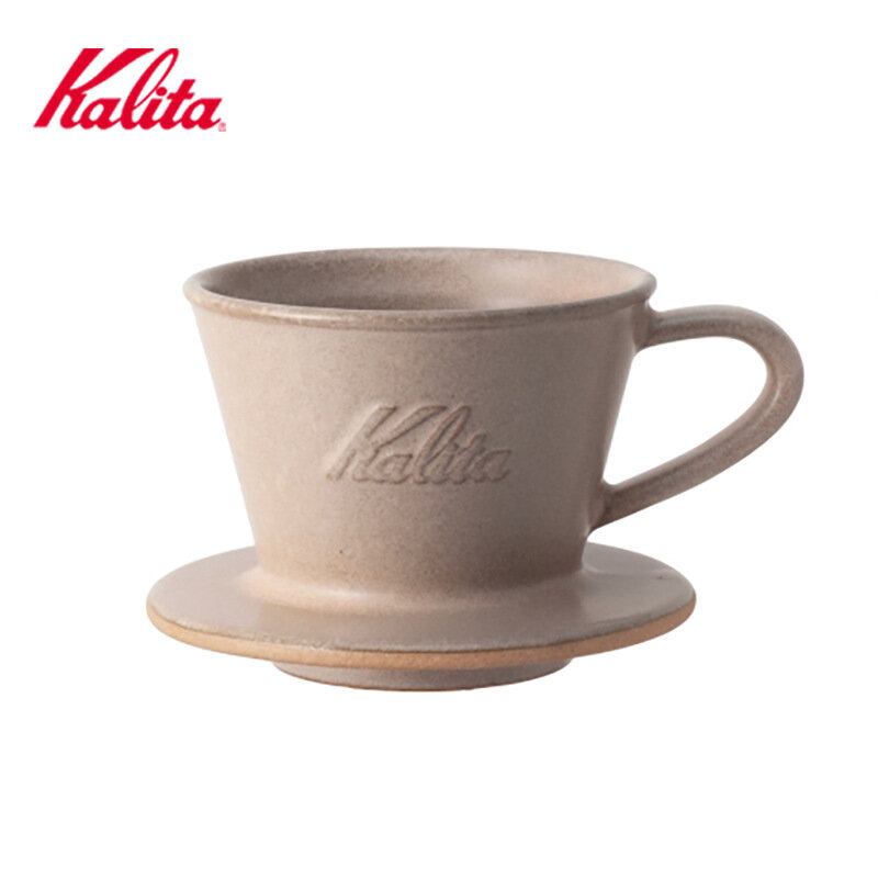 Оригинальный японский фильтр для кофе KALITA, корзинного типа, керамический, 185MI, Mino Ware, 3-отверстный фильтр для кофе