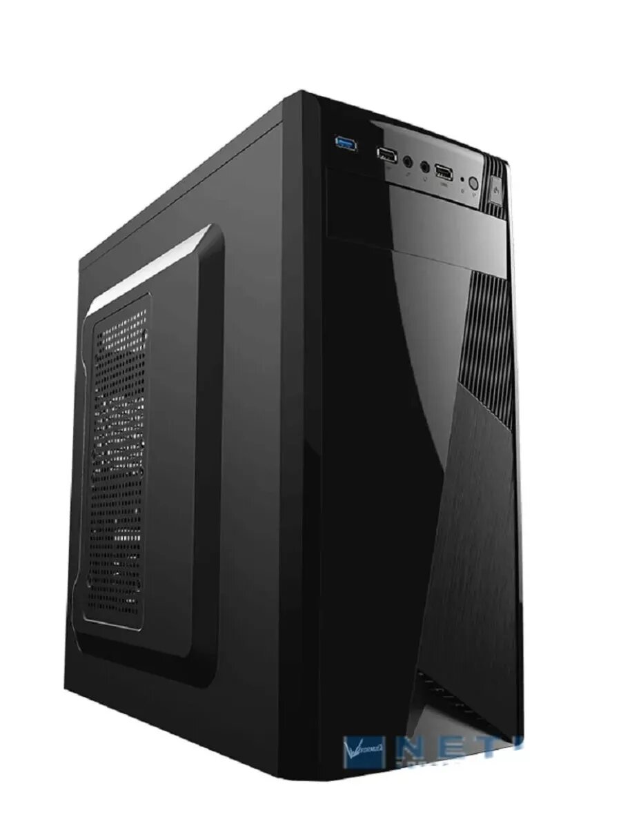Корпус для ПК CS-1101 ATX, USB3.0 x1, USB2.0 x2, 1x 8cm Black Fan