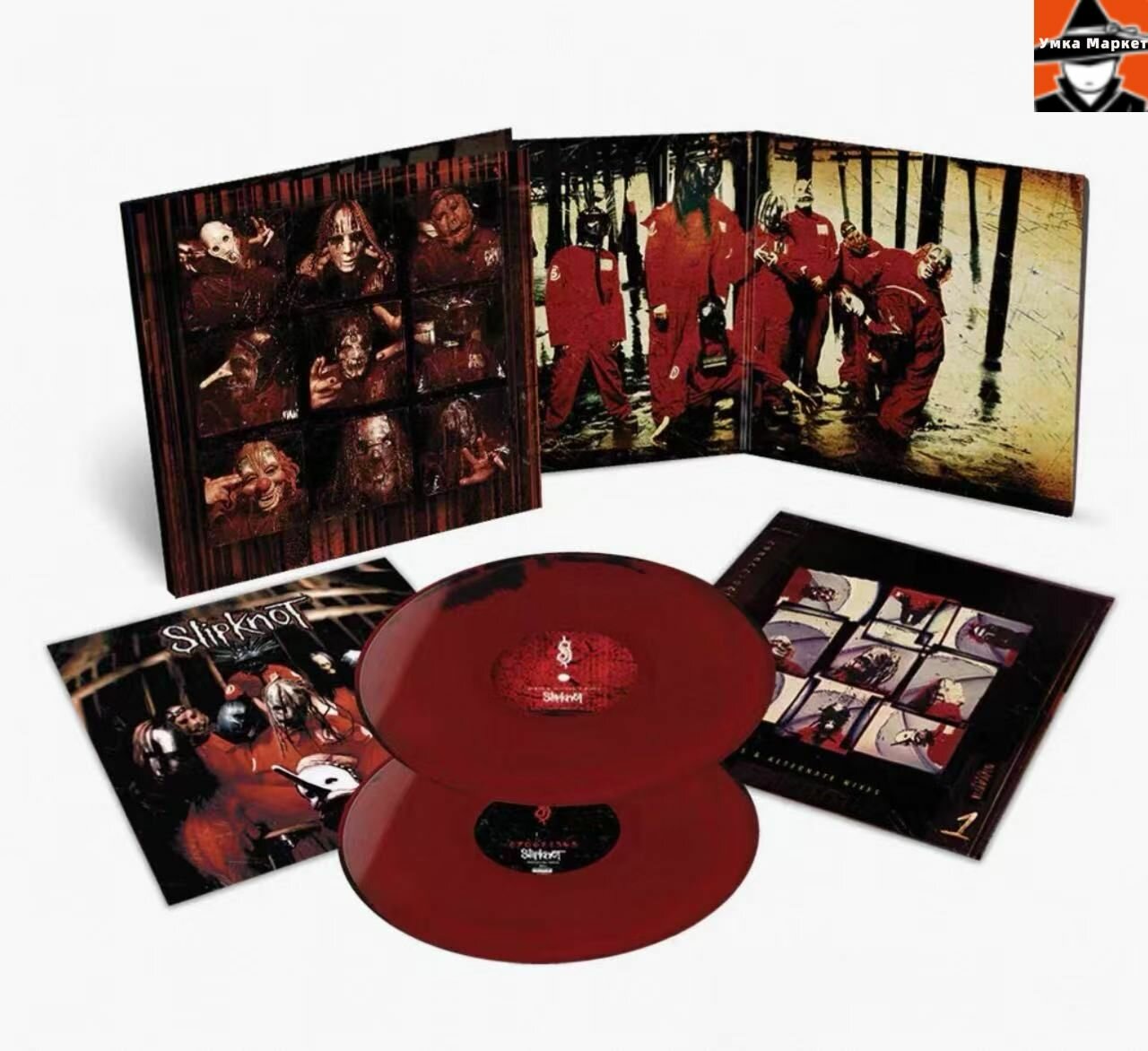 Slipknot - 25-летие (Красно-черный винил, 2LP, юбилейное издание)