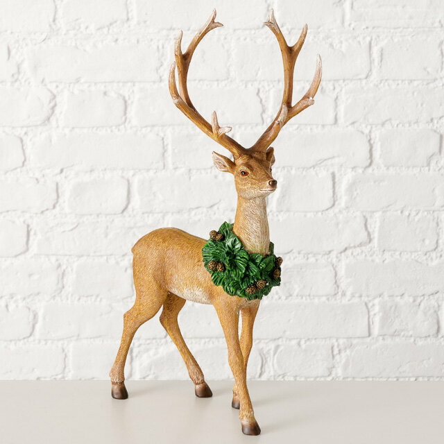 Декоративная фигура Олень Эллиот - Волшебные Рога 40 см, Boltze, 2058523