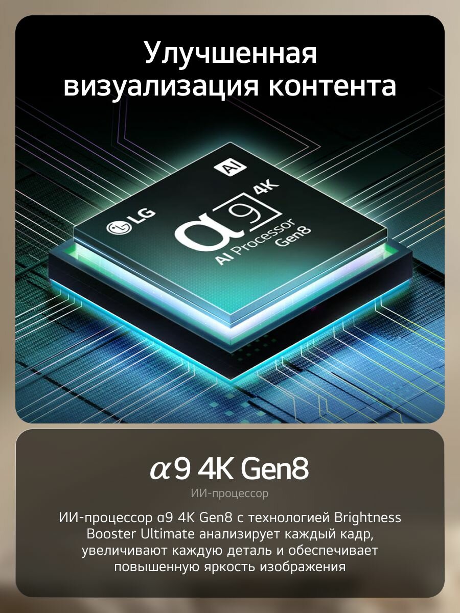 83 дюймовый телевизор Smart TV LG OLED evo AI C5 4K 2025 года OLED83C5RLA. ARUG — фото 1
