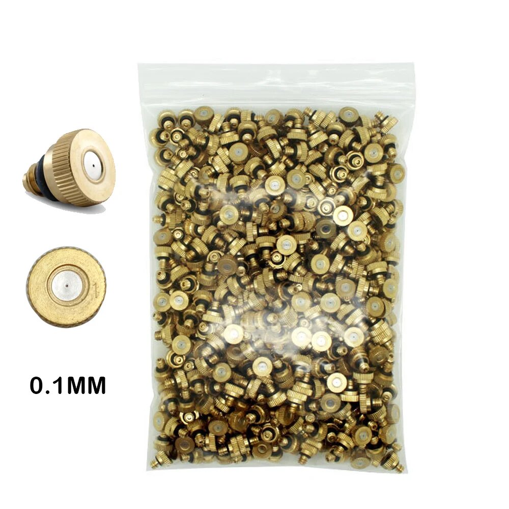 Латунные распылительные форсунки для тумана 50 шт.