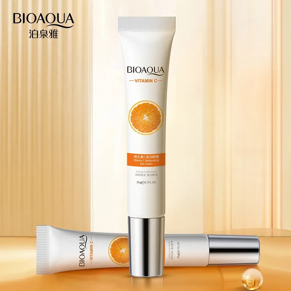 Bioaqua Vitamin C Moisturizing Eye Cream, 20g - Крем для области вокруг глаз с витамином С