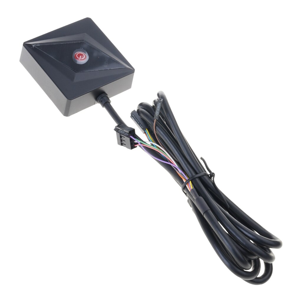 Gaming Desktop Power Control Switches Button With USB 2.0 Port For Easy Connection