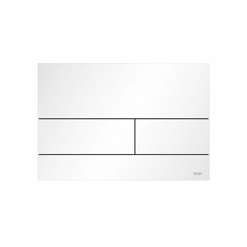 TECE TECEsquare II панель смыва с двумя клавишами металлическая Белый матовый 9240834