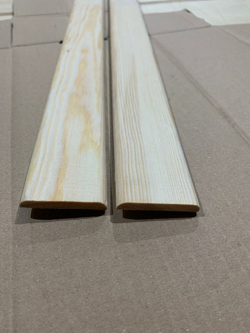 Раскладка / Нащельник деревянная Хвоя 40х6х1500 мм, 10 штук в упаковке