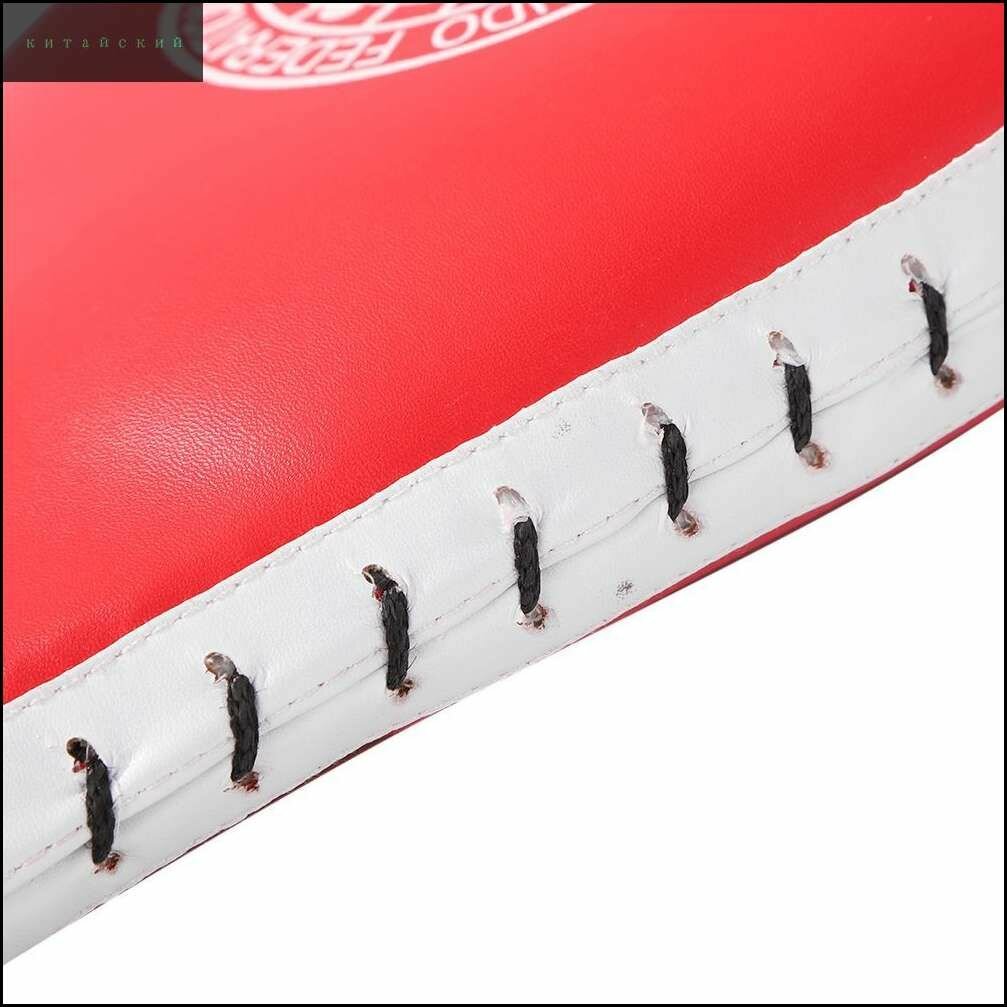 Двойная тренировочная ракетка (крекер) для отработки ударов руками, бокса, тхэквондо, кикбоксинга. 37 х 19 6,5 см