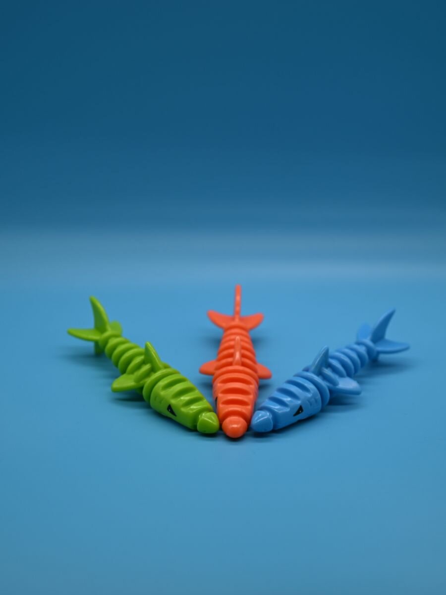 Тонущие игрушки Акулы-скелеты для ныряния в бассейне и ванной