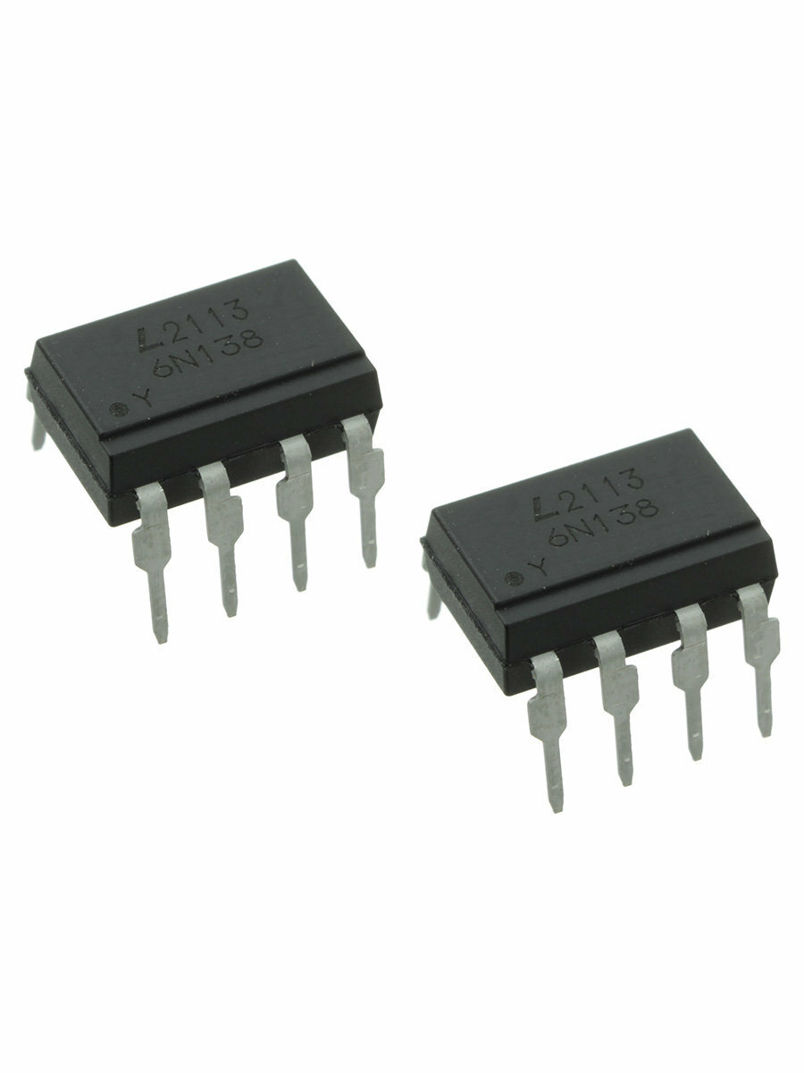 Оптопара 6N138-L DIP8 LiteOn (упаковка 2шт)