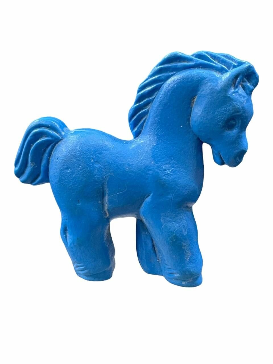 Винтажная игрушка резиновая, фигурка Лошадь, клеймо ценник, сделано в СССР