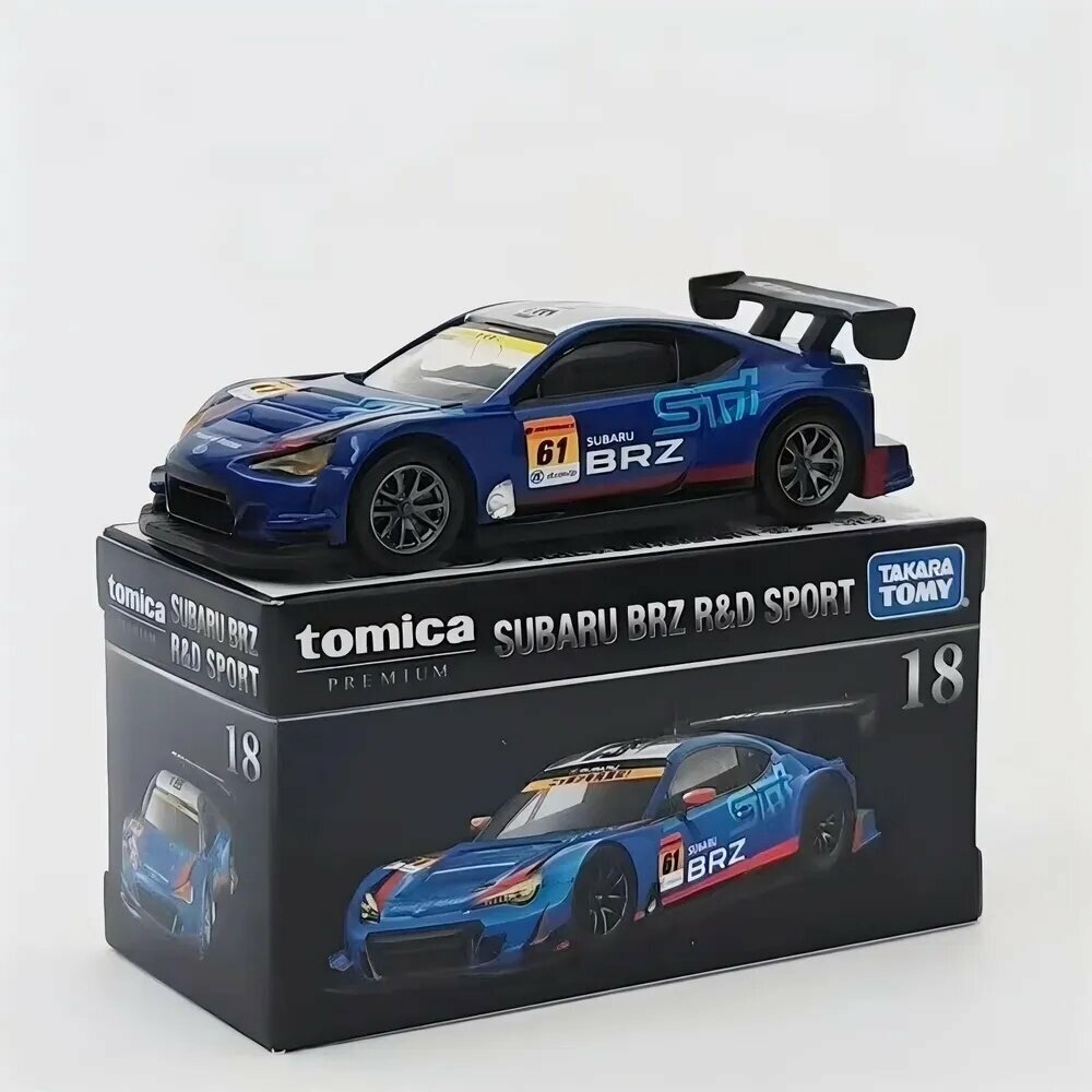 Tomica1:64 Subaru BRZ Спортивные Гонки Коллекционные машины.