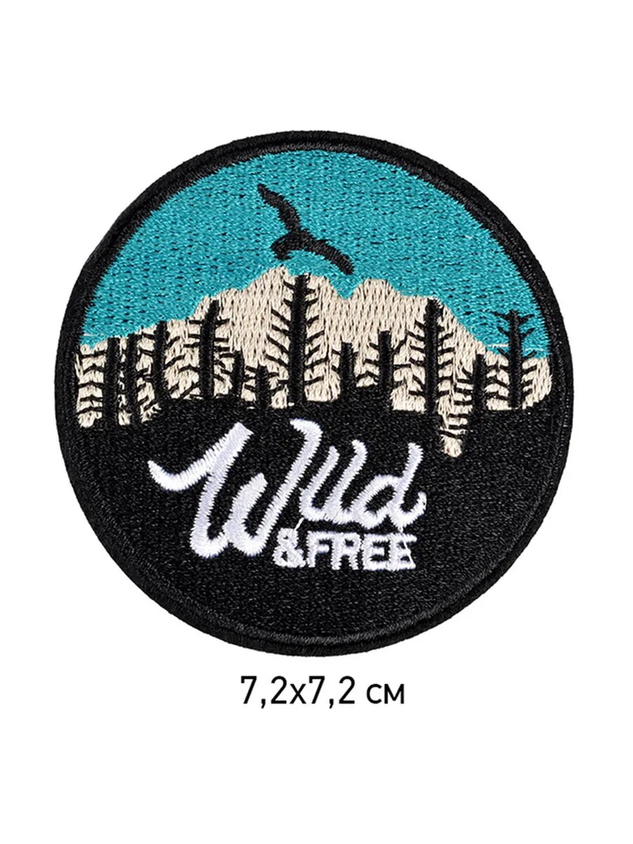 Термоаппликации Wild&Free 7,2х7,2см 10шт.
