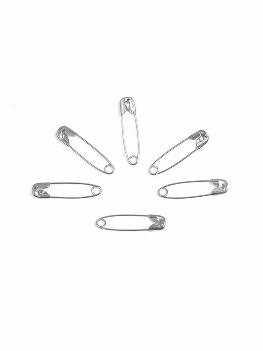 Булавки швейные английские 23мм цв. никель уп.1728шт.