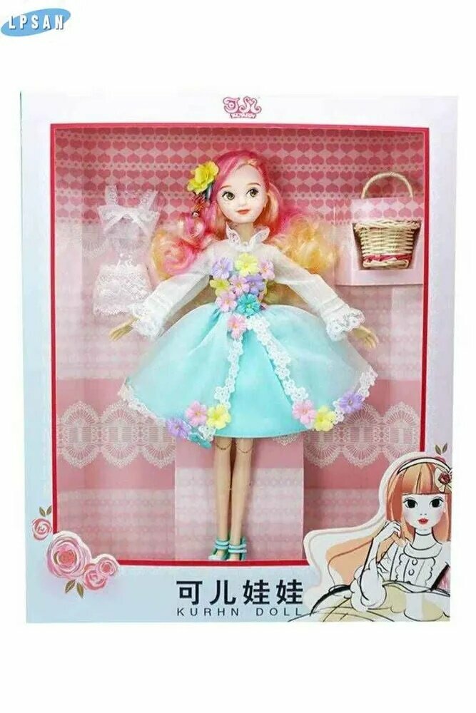 Кукла BJD Toys Kurhn 28 см 1/6 Шкала 14 Соединенных кукол в стиле Японии с подставкой и красочной коробкой