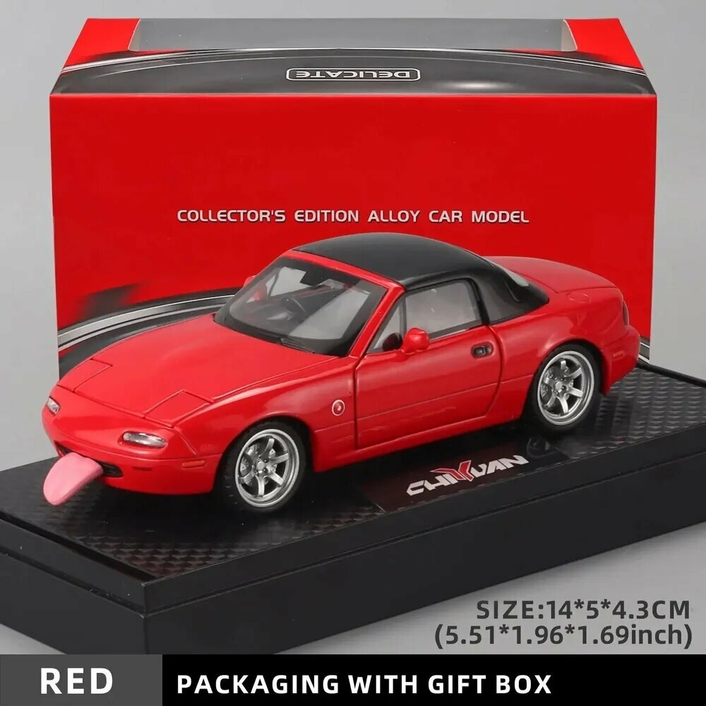 DIECAST CAR 1/32 Коллекционная металлическая машина Mazda MX-5 Miata JDM