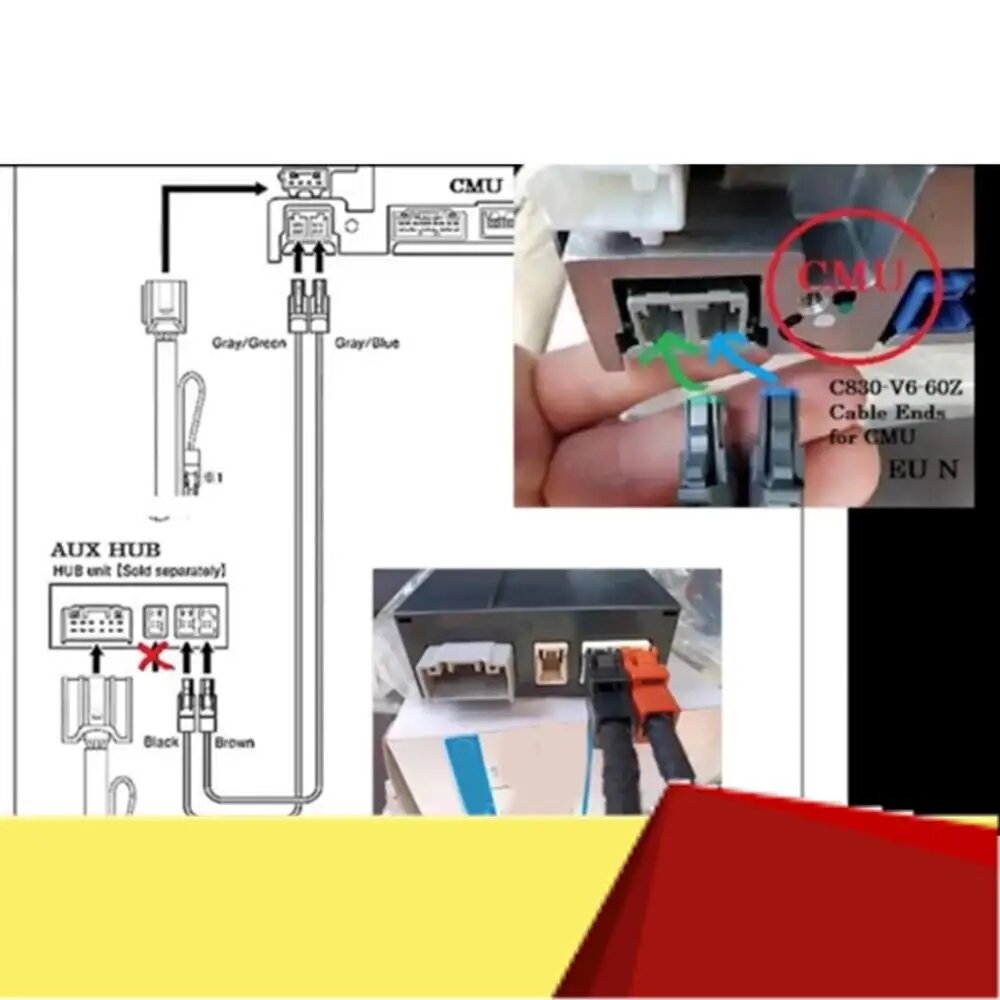 Автомобильный USB-кабель Carplay и Android Auto TK78-66-9U0C Кабель Carplay для Mazda 2 Mazda 3 Mazda 6 CX-3 CX-5 MX5-M53K