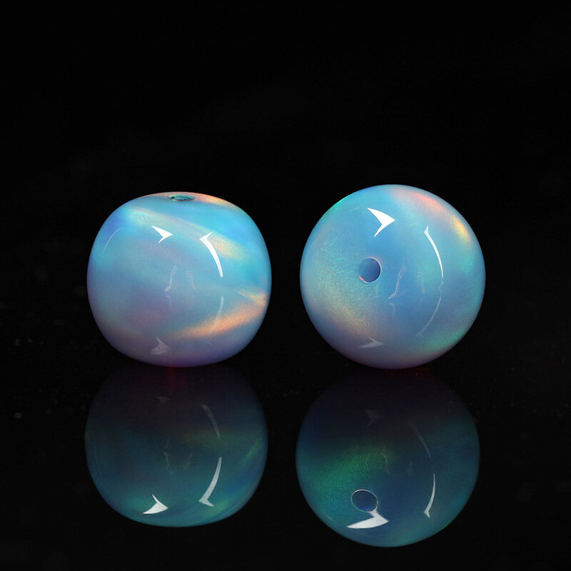 Горячие продажи искусственных авроровых опаловых бусин в старом стиле, свободные бусины, бусины для браслетов, одиночные бусины, разделительные бусины, аксессуары для DIY ювелирных материалов для женщин