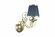 Бра Odeon Light Niagara 3921/1W, бронзовый/синий, цоколь Е14
