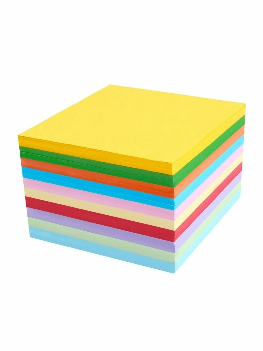 Набор для детского оригами с 100 листами разноцветной бумаги