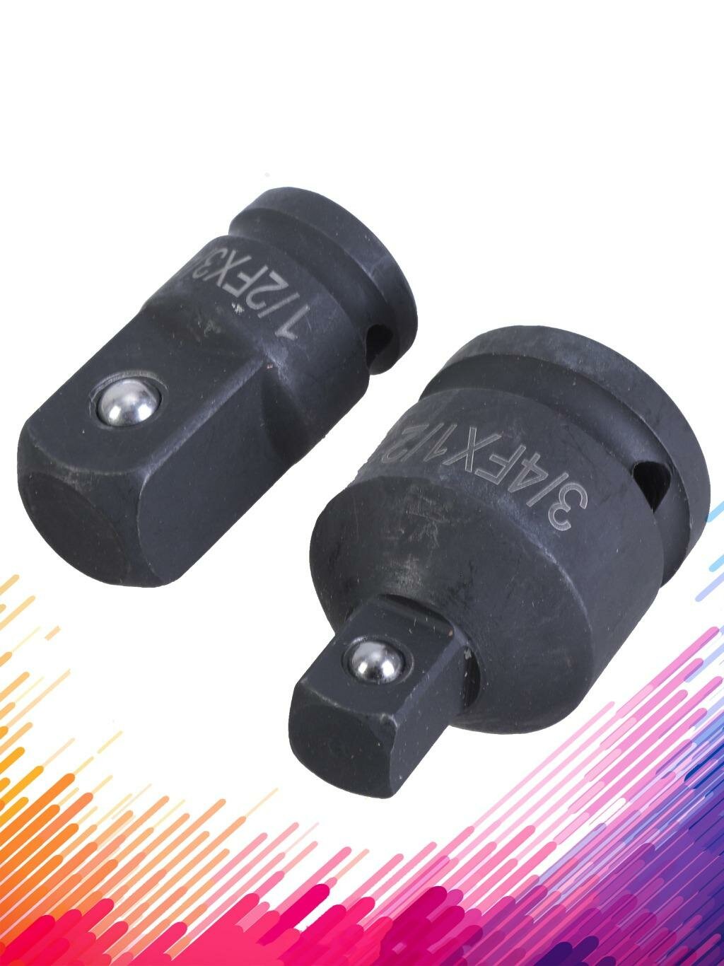 Адаптер-переходник для гаечных ключей, набор из 2 частей