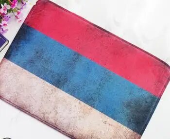 Придверный коврик с рисунком флагов США/Великобритании, из пенополиуретана с эффектом памяти; коврик для ванной комнаты с рисунком флагов Австралии/Канады, 40*60 см, нескользящий.