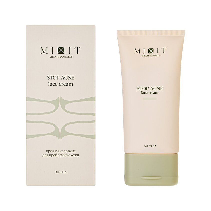 Крем для лица MIXIT STOP ACNE с кислотами для проблемной кожи 50 мл