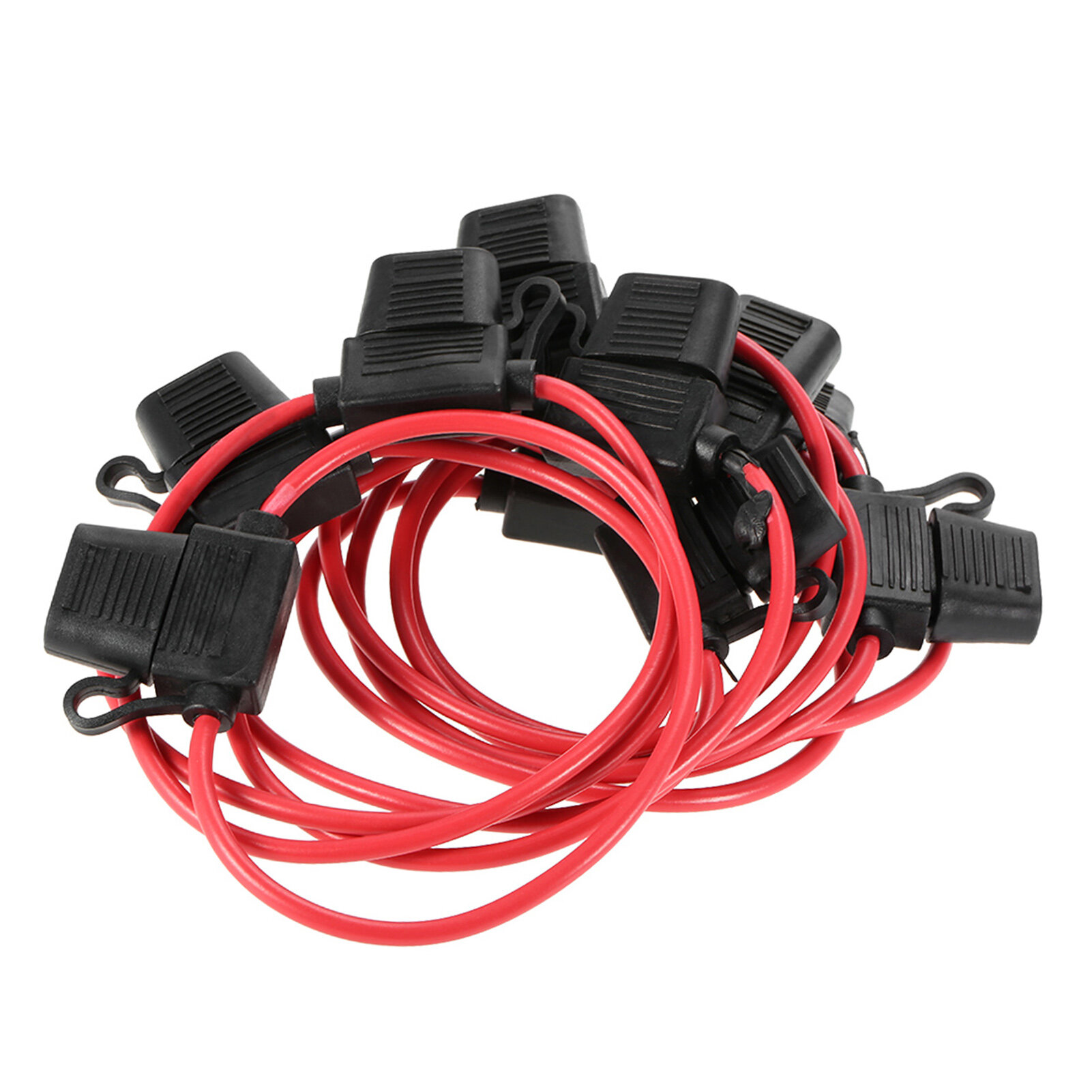10 штук, DC 12V 40A, стандартный держатель предохранителя с лезвийным типом, встроенный, брызгозащищенный, для автомобиля и мотоцикла.