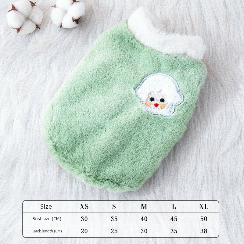 Зимний теплый воротник для кошек с анти-выпадением и креплением для поводка, подходит для крупных кошек 8-10 фунтов,