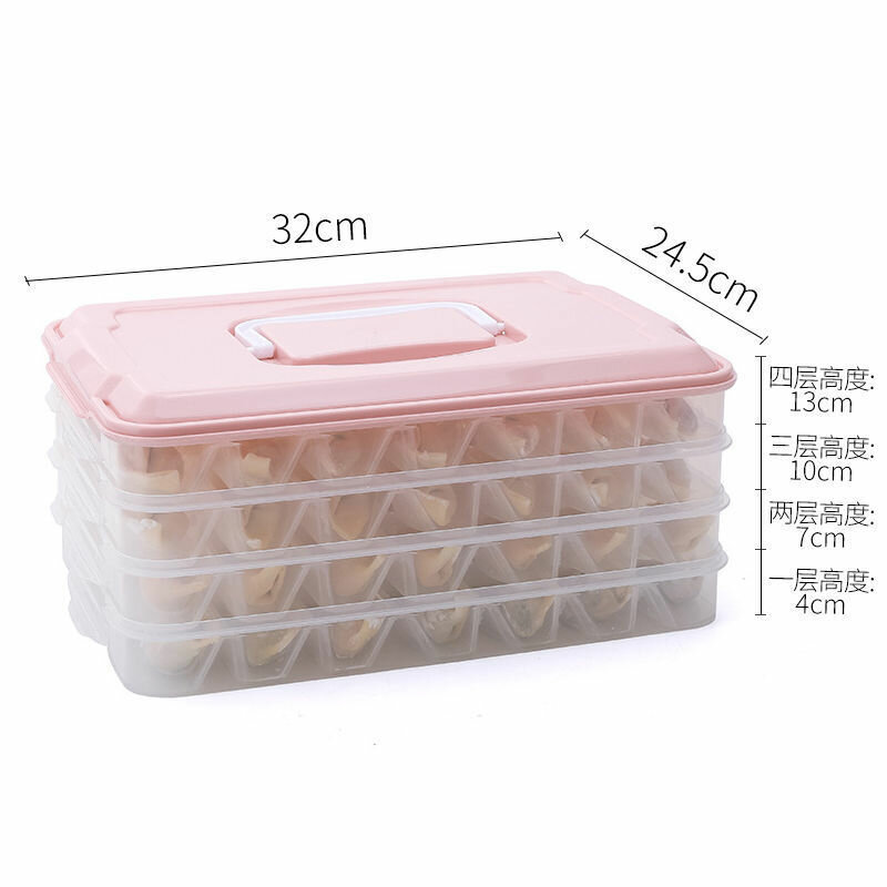 Коробка для замороженных пельменей, быстро замороженные пельмени, замороженная упаковка, коробка для хранения в холодильнике, многослойная коробка для хранения, пищевой класс