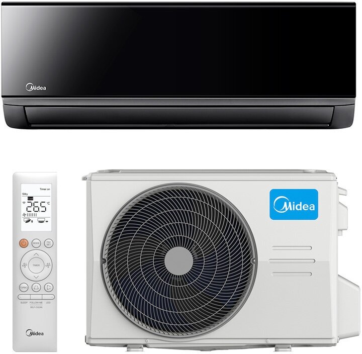 Сплит-система Midea Persona R32 MSAG4-09HRN8-I/MSAG4-09HRN8-O, черный