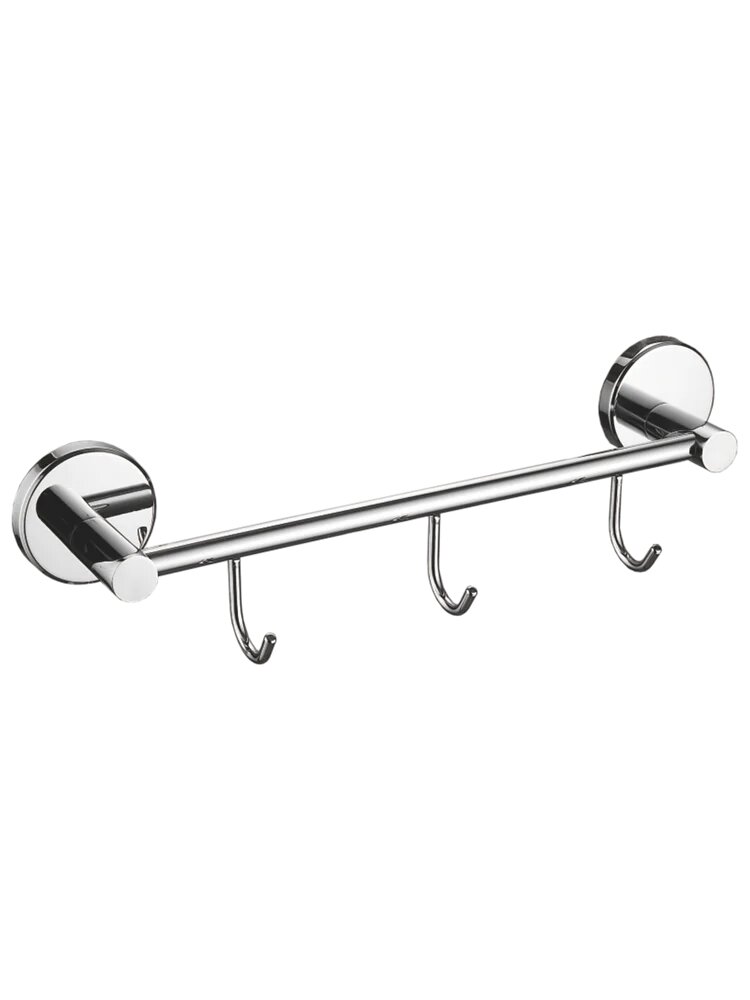 Крючок Haiba HB9015-3 из нержавеющей стали, тройной, хром, вешалка для полотенец в ванную