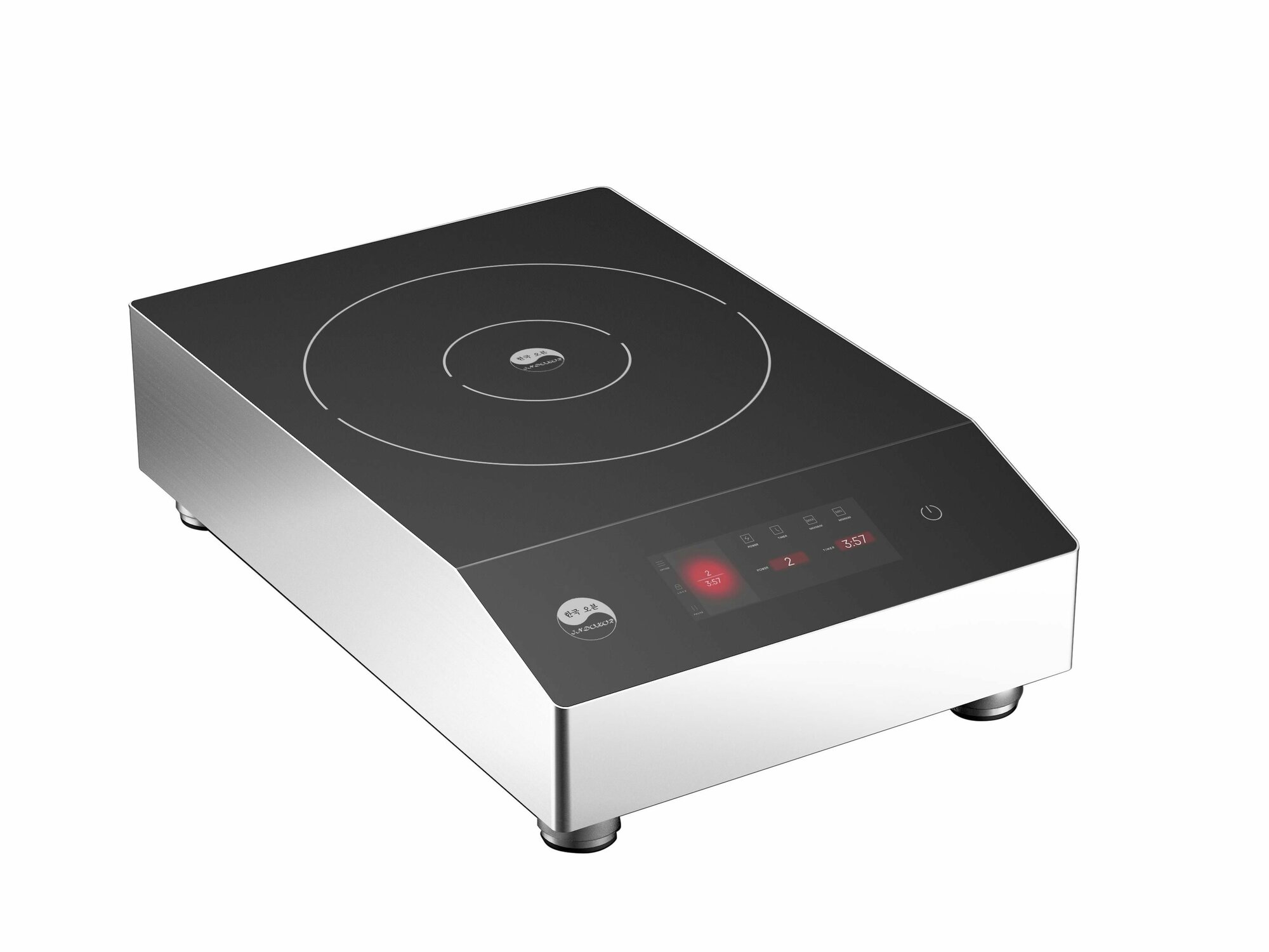 Плита индукционная профессиональная INDOKOR IN5000TFT настольная, 5 кВт, стеклокерамика, TFT-дисплей