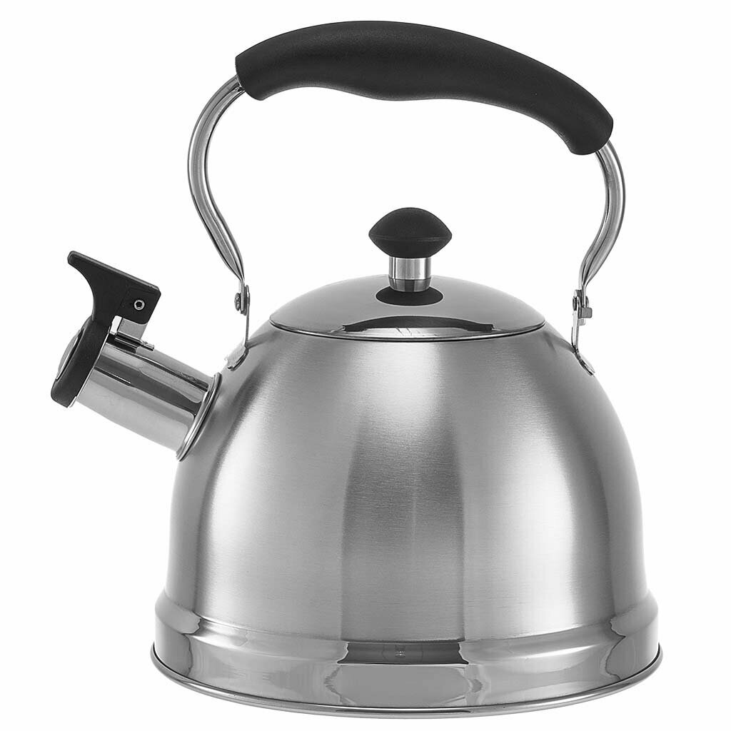 Чайник Webber BE-0606, 2.5 литра, нержавеющая сталь, свисток, для всех типов плит