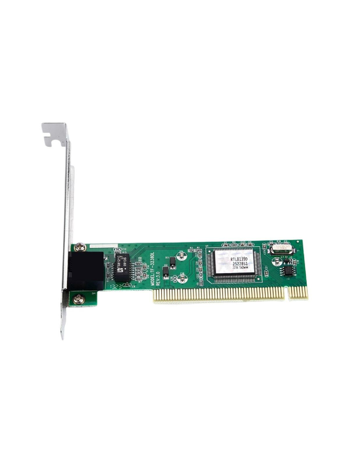 Сетевая карта 100m Rtl8139PCI без привода для настольного компьютера