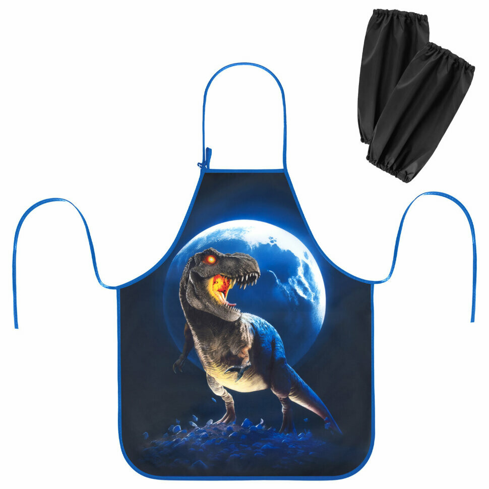 Накидка фартук с нарукавниками для труда юнландия, 46х54 см, "Beware", 272466, 272466