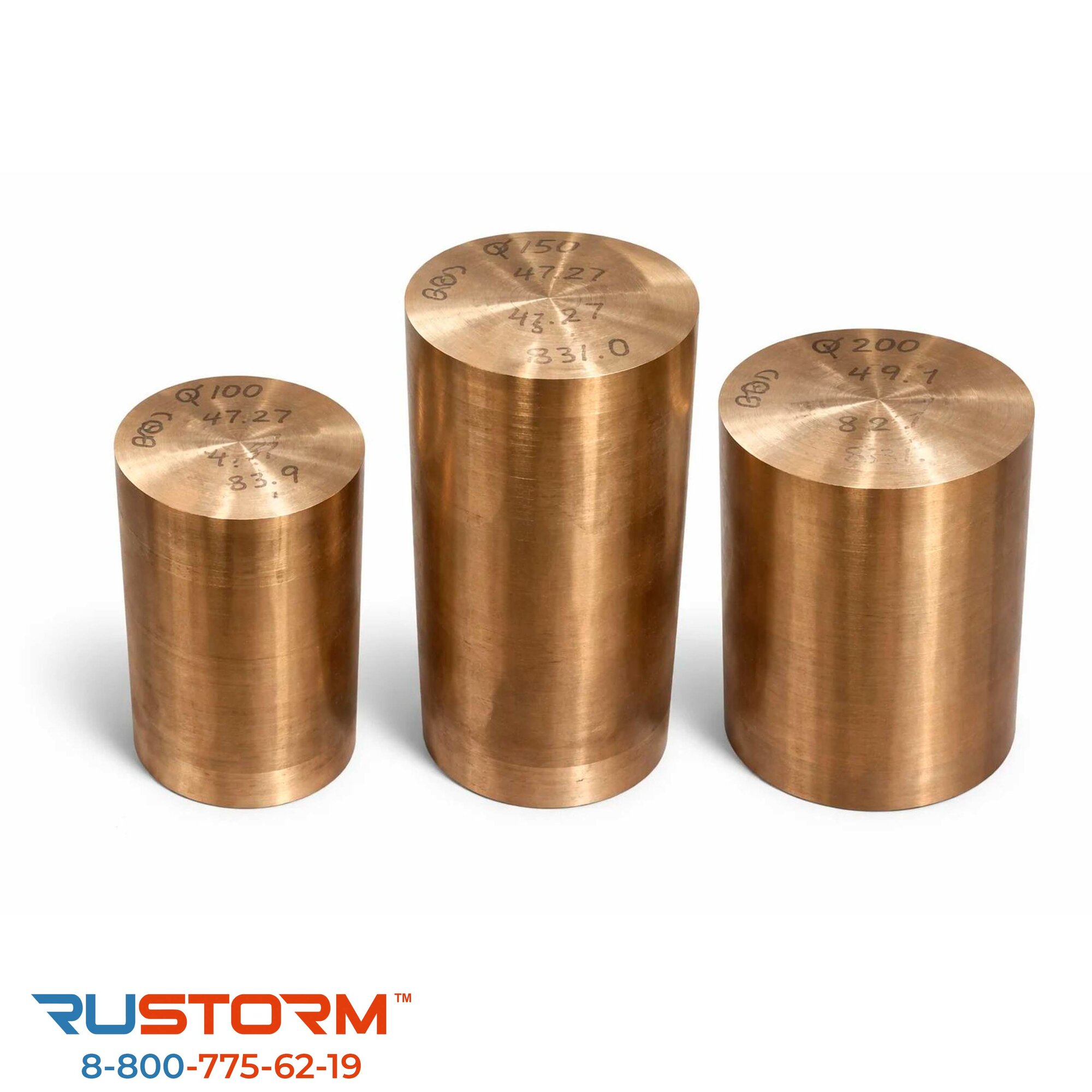 Круг бронзовый 6х1000 мм БрБ2 заготовка (пруток, стержень)