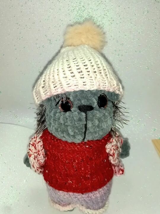 Вязаный ежик